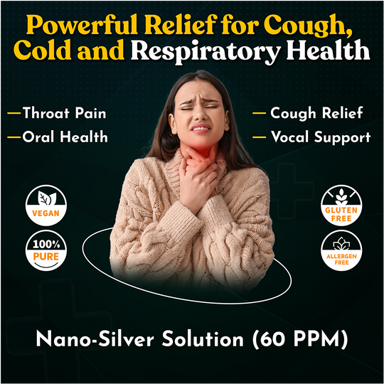 Nano-Silver Sol Lozenges 60PPM - Fast-Acting Cough Drops with Lemon Oil ...