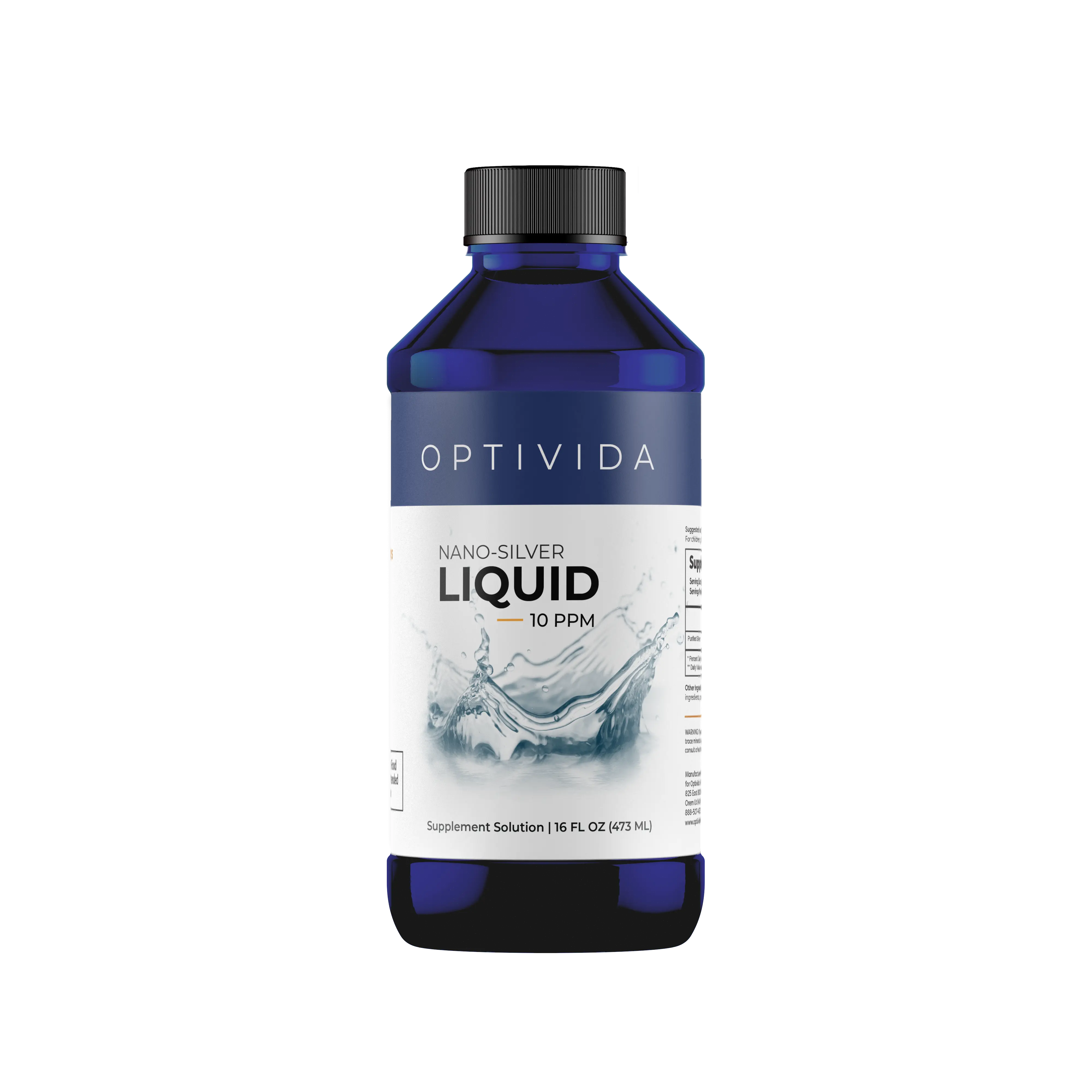 Silver Liquid - 16 oz. - 10ppm – Optivida Health