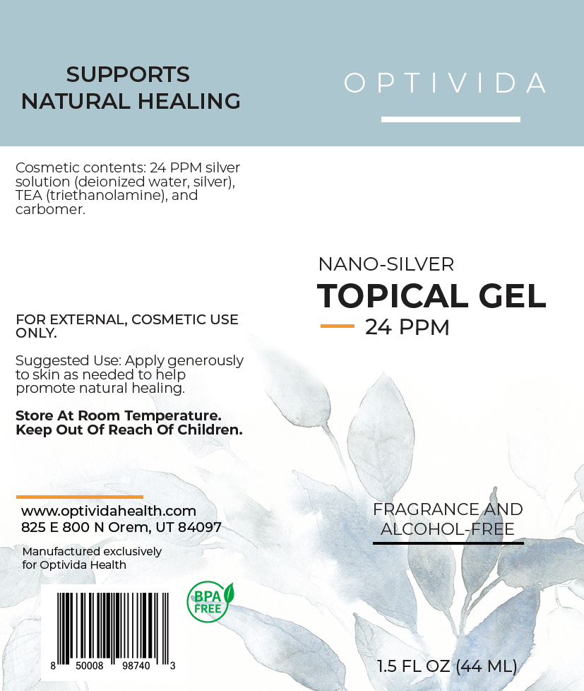 1.5 oz. Silver Gel – Optivida Health